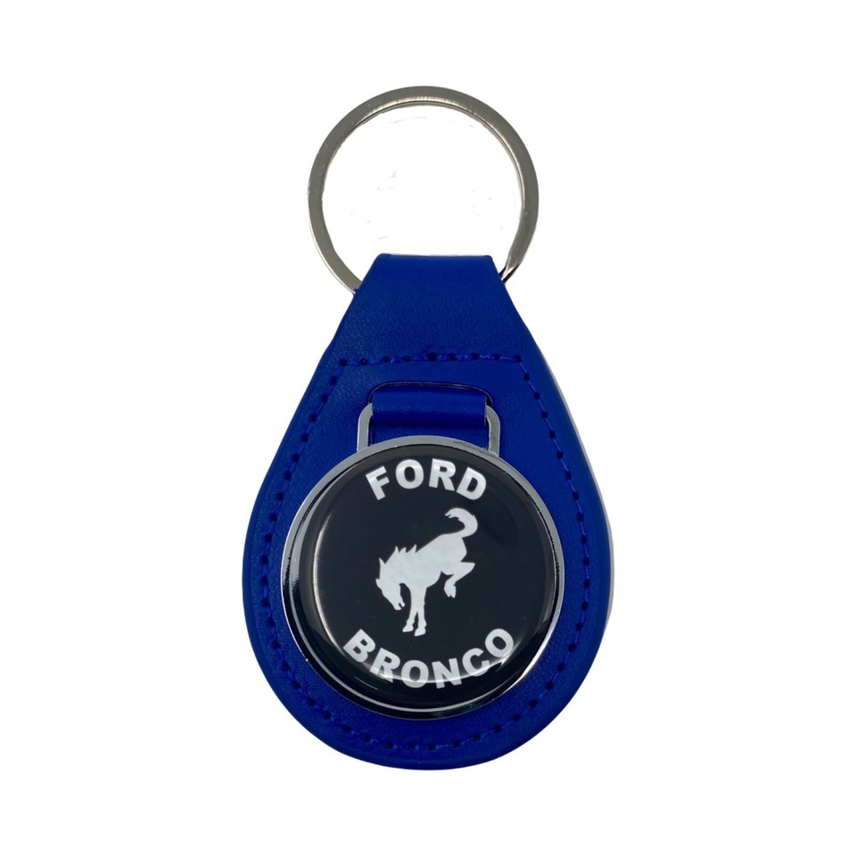 FORD BRONCO Vintage Style Leather Key chain Ring II 2 5 colors to ...