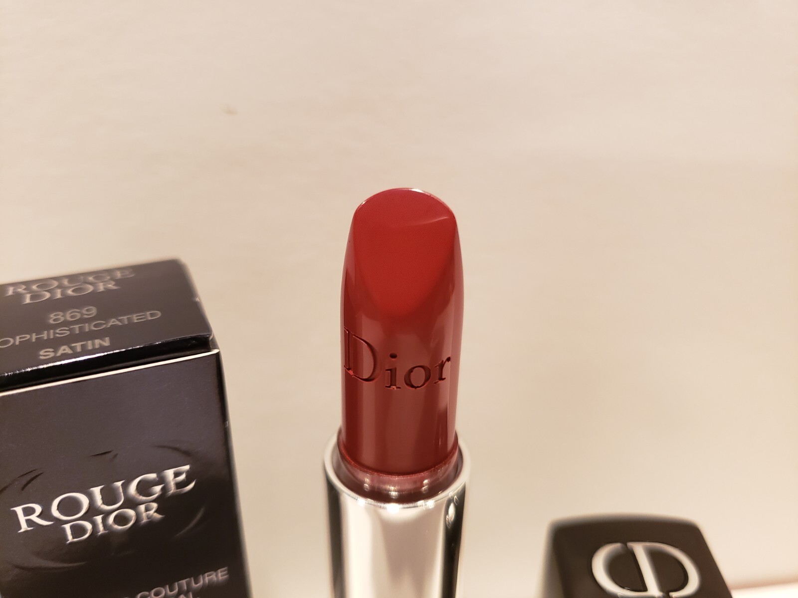 Dior- Rouge Dior Refillable Lipstick - #869 Sophisticated Satin - 0.12 ...