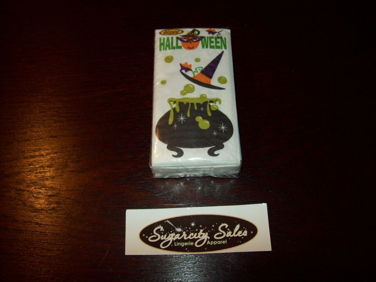 NEW Swankie Hankies Happy Halloween Tissues kleenex LOT of 2 PAKS witch ...