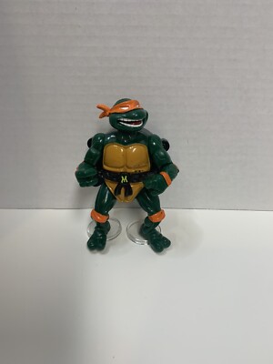 Vintage TMNT 1991 City Sewer Shell Mikey 5" Michelangelo Ninja Turtles ...
