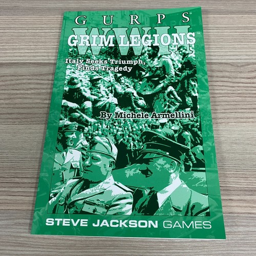 Gurps WWII Grim Légions Steve Jackson Jeux Expansion Livre Source RPG ...