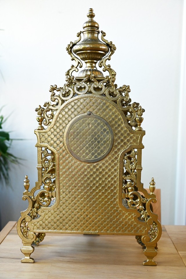 Franz Hermle Imperial Clock | Brevettato | Brass | Italian | German ...