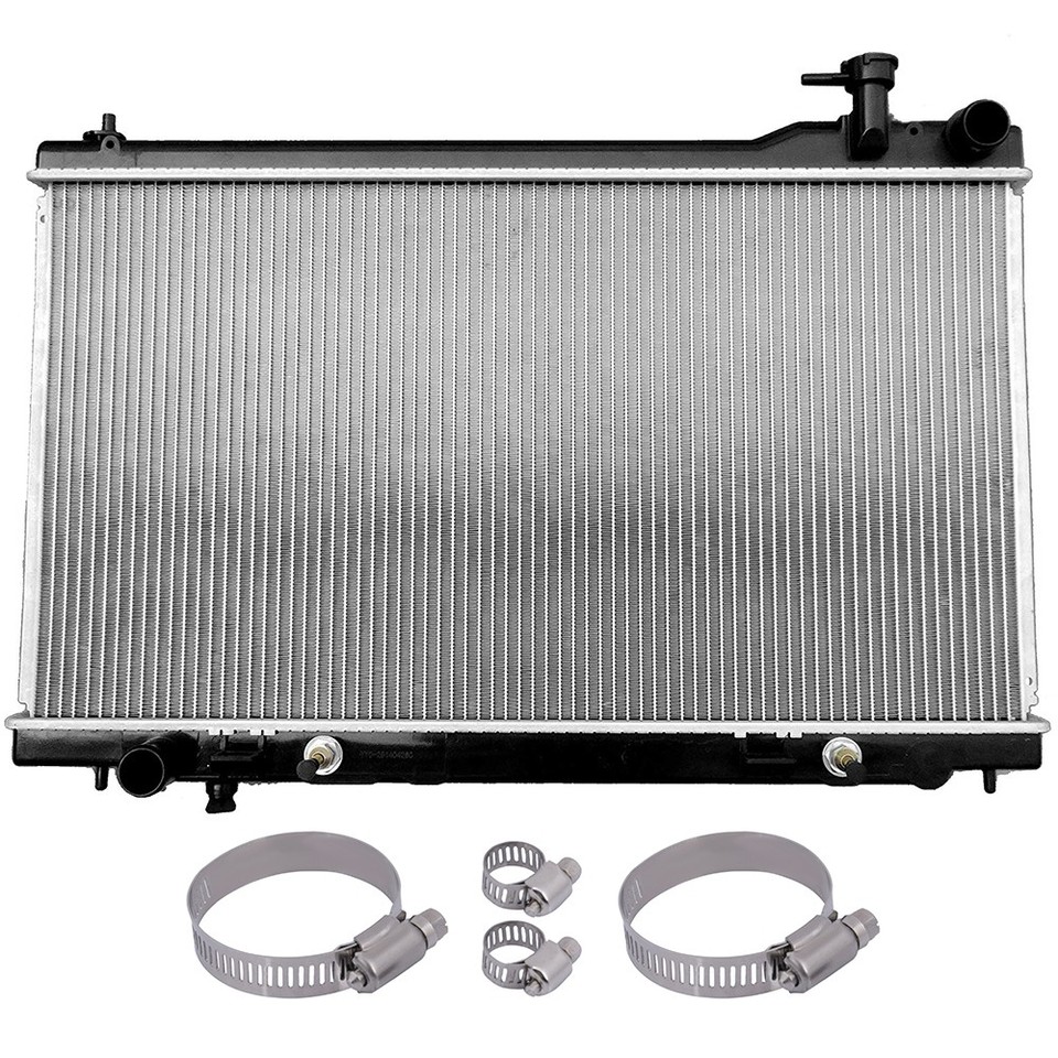 Radiator w/Universal Oil Hose Clamps Kit For 2003-2005 2006 2007 ...