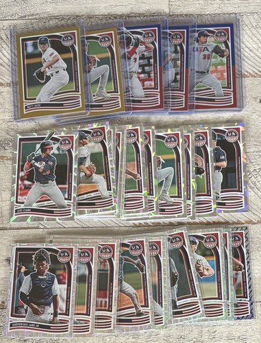 2024 Panini Stars & Stripes SPs Gold /10 + Flag /13 + Crystals /25 ...