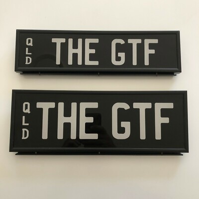 THE GTF Personalised number plates - Ford GTF | eBay Australia