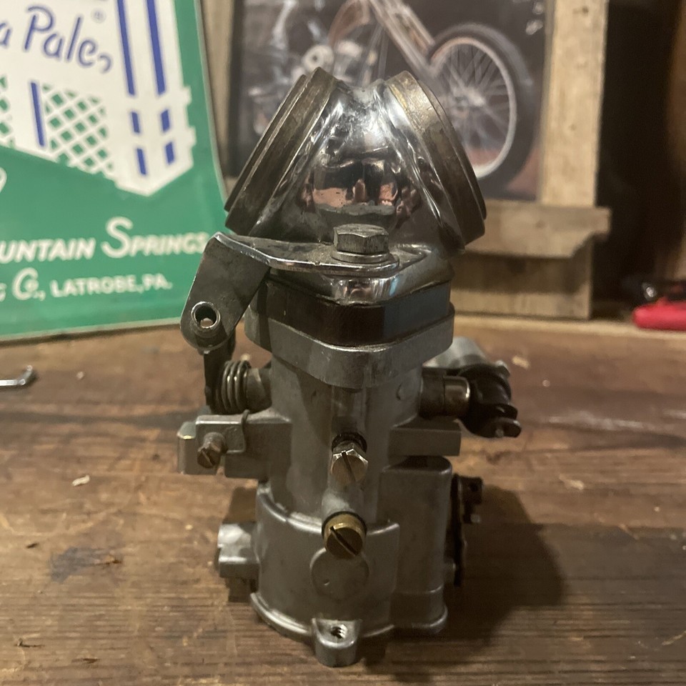 Zenith- Bendix 13478 Chrome Intake Carburetor, 38mm w/ Adjustable Main ...