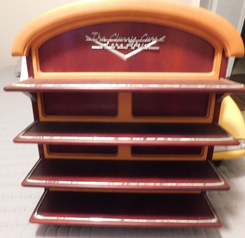 Franklin Mint Classic Cars of the Fifties Wood Wall Rack Display Shelf ...