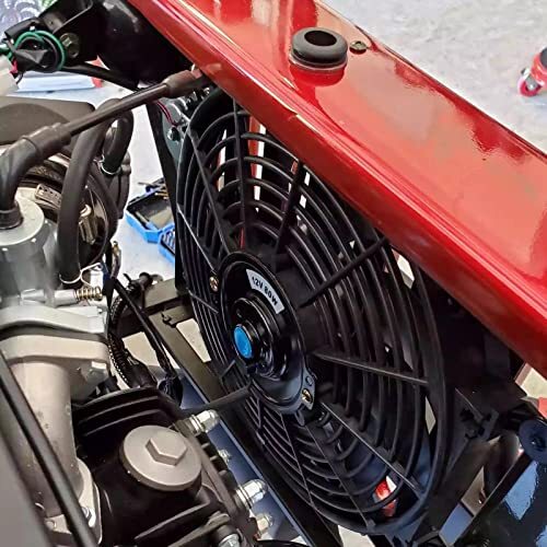 BLACKHORSE-RACING 14" Universal Electric Radiator Cooling Fans ...