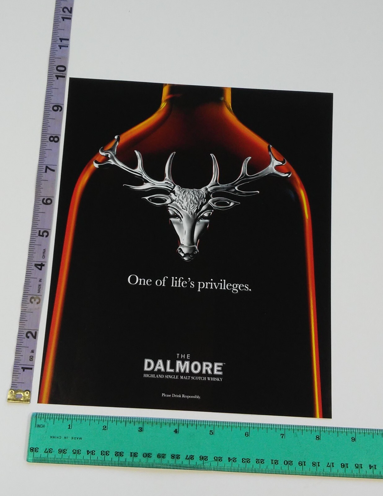 royal stag buck deer bottle photo Dalmore Highland Scotch Whisky Print ...