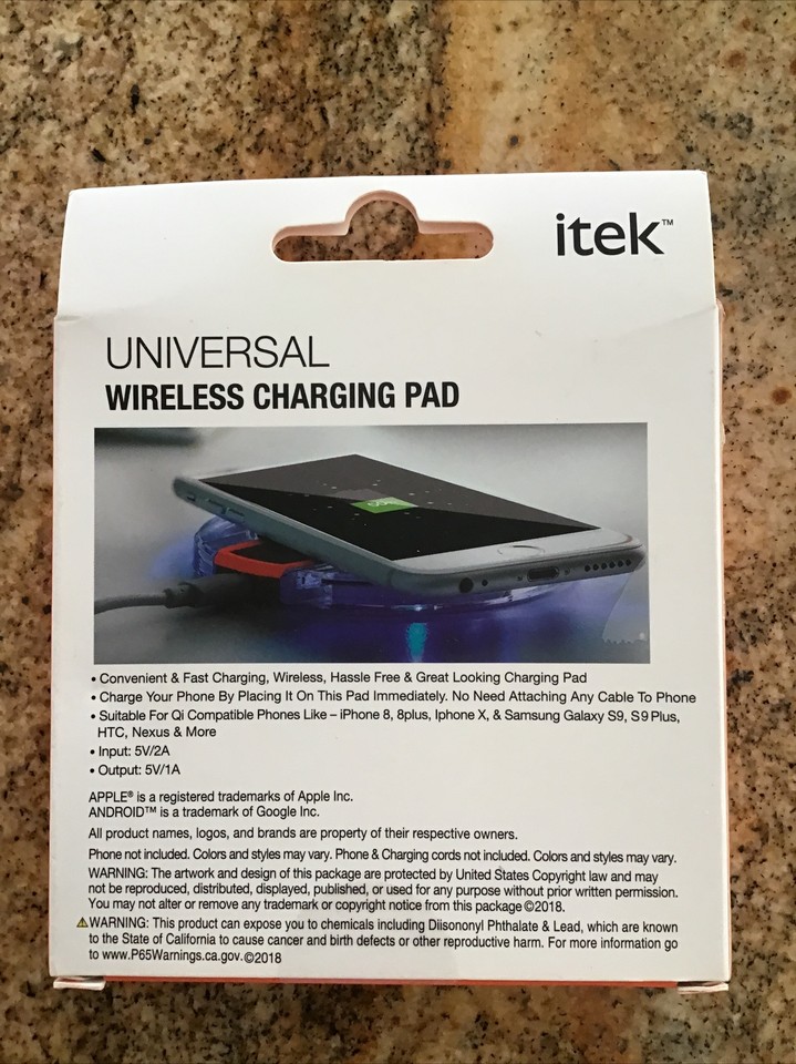 iTek Universal Qi Wireless Charging Pad | eBay