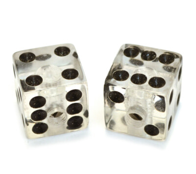PK-3250-031 Clear Dice Knob Set for Bass/Guitar | eBay
