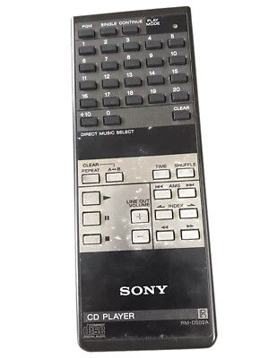 Original Sony Audio System Remote Control RM-D502A | eBay