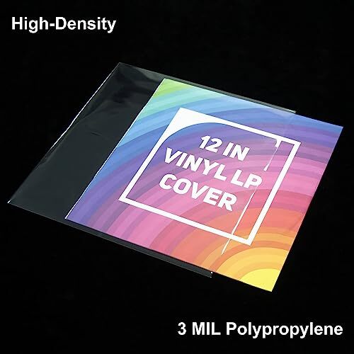 100-Pack 12-inch Vinyl-Record Outer Sleeves - LP Record Sleeves Album ...