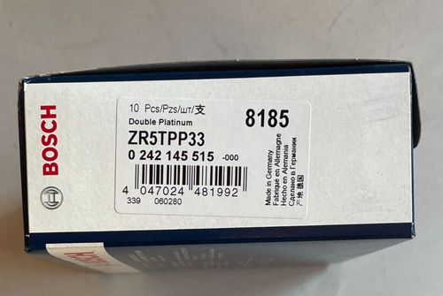 10PCS OEM Bosch Spark Plug Double Platinum For BMW 750i X6 08-14 4.4 V8 ...