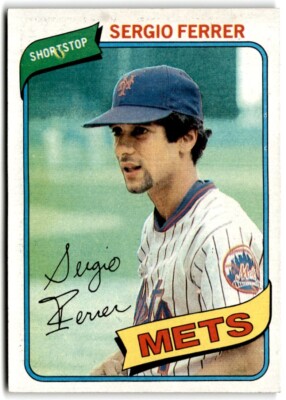 1980 Topps Sergio Ferrer New York Mets #619 | eBay