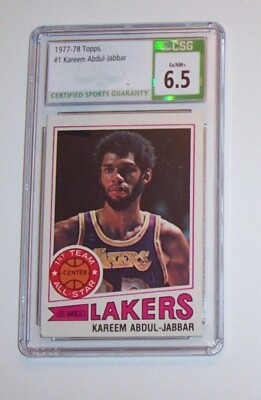 1977 NBA Topps #1 - Kareem Abdul-Jabbar - PSA 6.5 - HOF Center | eBay