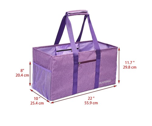Large Utility Tote Bag, Foldable Collapsible Tote for Storage Pool ...