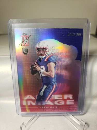 2025 TOPPS SIGNATURE CLASS ROOKIE PURPLE AFTER IMAGE SP DRAKE MAYE 043/ ...