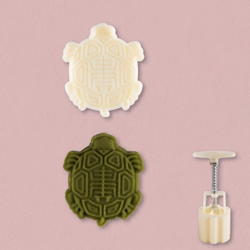 Moon Cake Mold for Mid-Autumn 50g for Turtle Cookie Cutter Stamp DIY ...