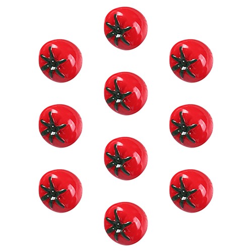 10 Pcs Realistic Mini Cherry Tomato Ornament Tiny Fake Small Tomatoes | eBay UK