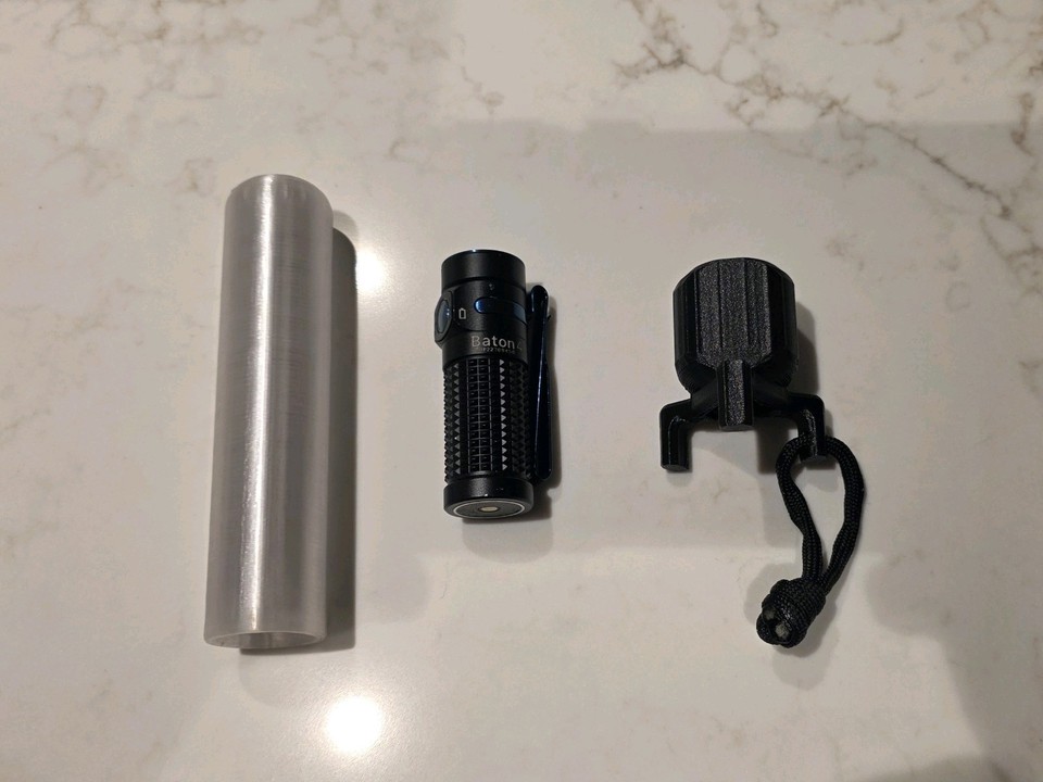 Olight Baton 4 Lantern Attachment, Light Diffuser, Base, Hanger Clip ...
