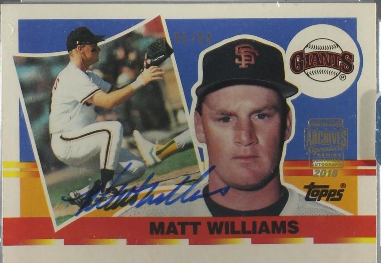 2018 Topps Archives Signature Series Retired Player Edition Buybacks ...