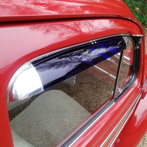 BLUE Aluminium / Perspex Window Shades Vents for VW Beetle Bug early ...