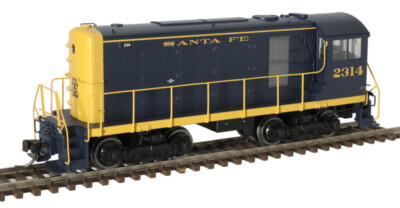 Atlas HO Scale Alco HH600/660 (LokSound/DCC) Santa Fe/ATSF (Blue/Yellow ...