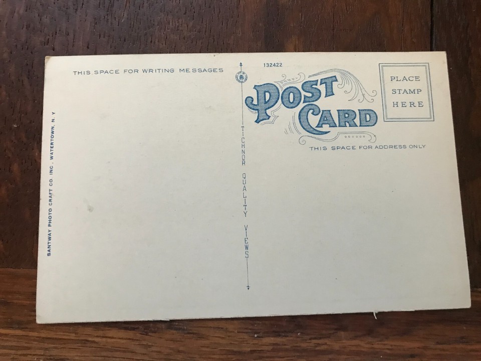 Rainbow Falls in Flood Watkins Glen New York Postcard | eBay