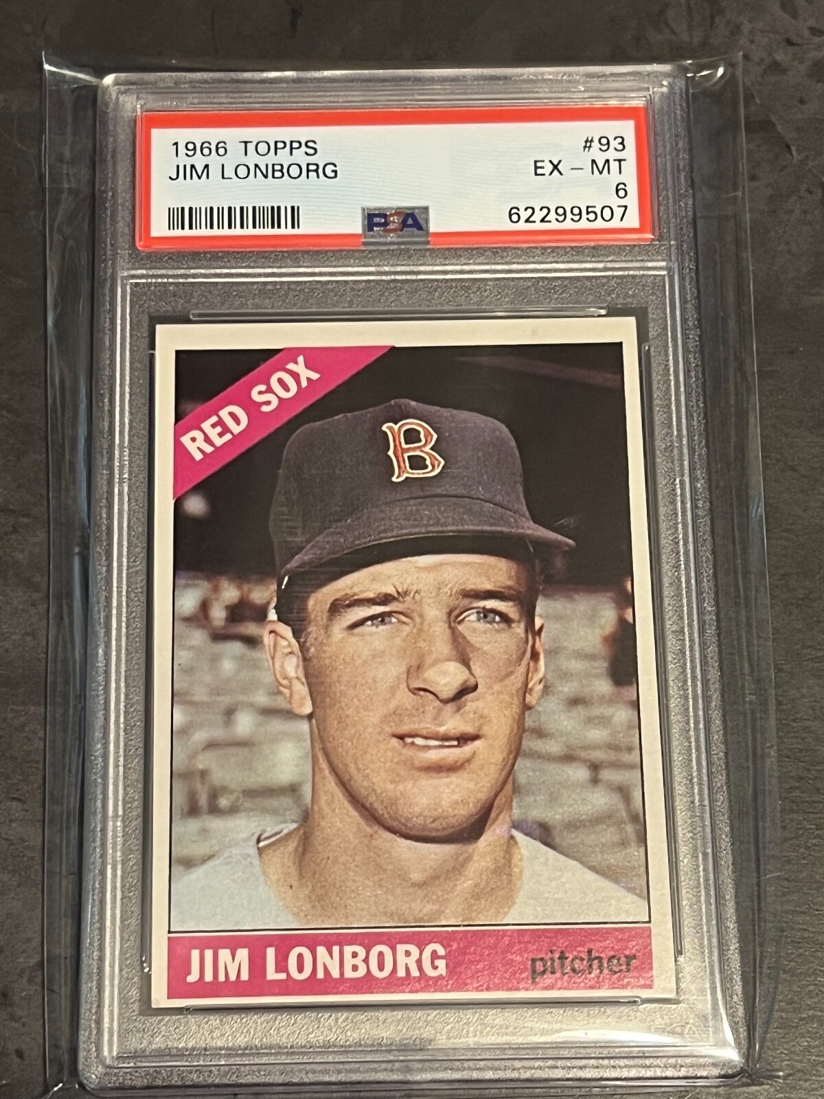 1966 Topps #93 Jim Lonborg Red Sox PSA 6 Free Shipping NEW SLAB | eBay