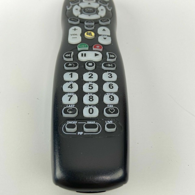 Universal Remote Control MediaCom 2025b2-b1 Broadband on Demand Black ...