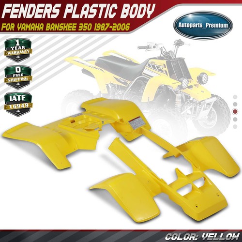 One Set Front & Rear Fender Plastic Body for Yamaha Banshee 350 1987 ...