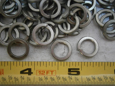Split Lock Washers M8 Hi Collar A4 Stainless Steel Lot of 50 #4426 | eBay