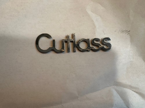 Vintage Cutlass Supreme Car Emblem Logo Nameplate Adhesive Logo ...