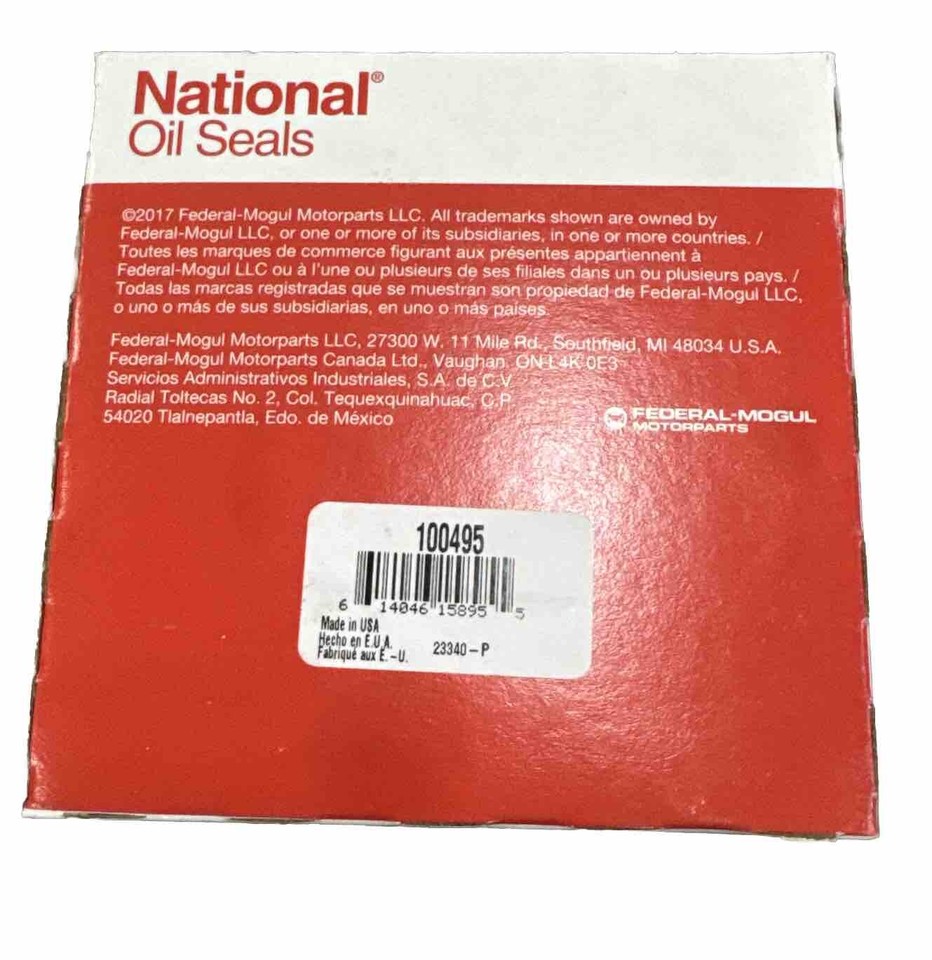 National 100495 Oil Seal | eBay