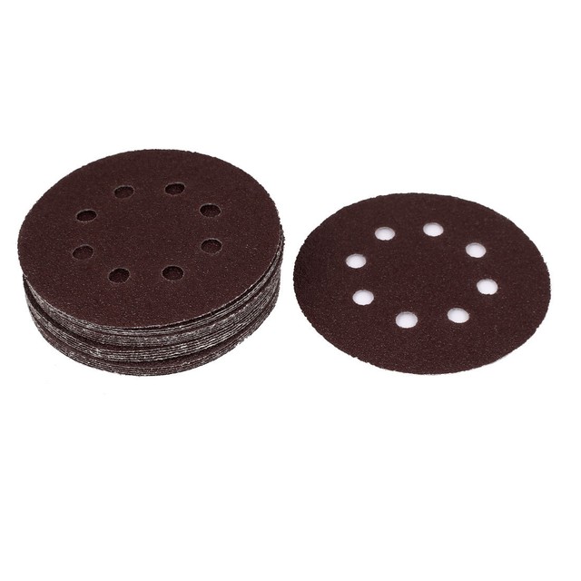 Unique Bargains 13cm Dia 40 Grit Abrasives Self Stick Back Sandpaper ...