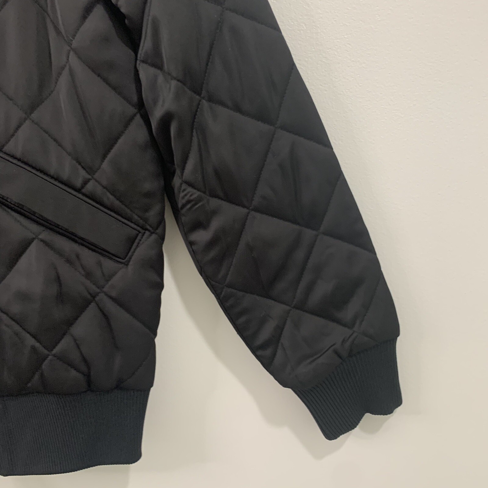 Coach Bomber Jacket Black Leopard Print Lining Pocket… - Gem