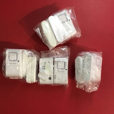 PHILIPS 4-Pack WIRELESS WINDOW DOOR ALARM Indoor Home Security (2 Packs ...