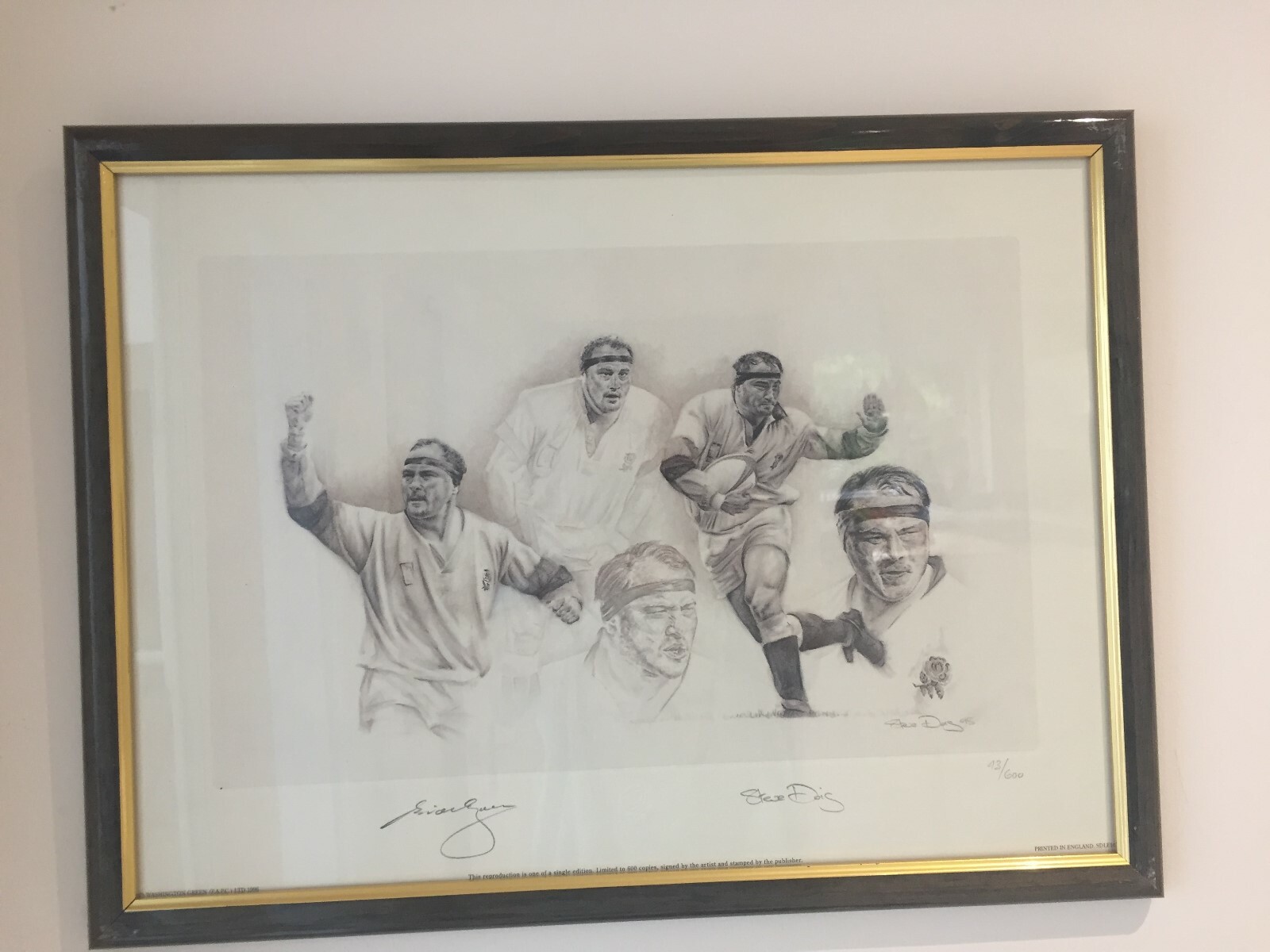 Stephen Doig Rugby Limited Edition signed | eBay UK