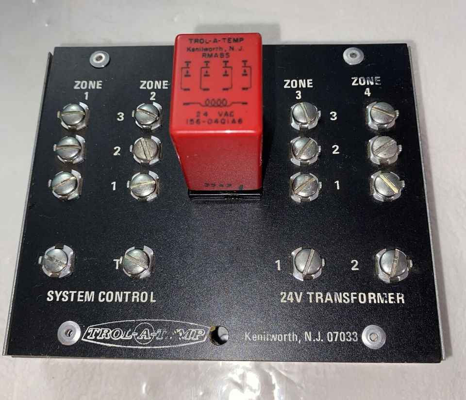 Trol-A-Temp Controlled Comfort 4 Zones System Controller | eBay
