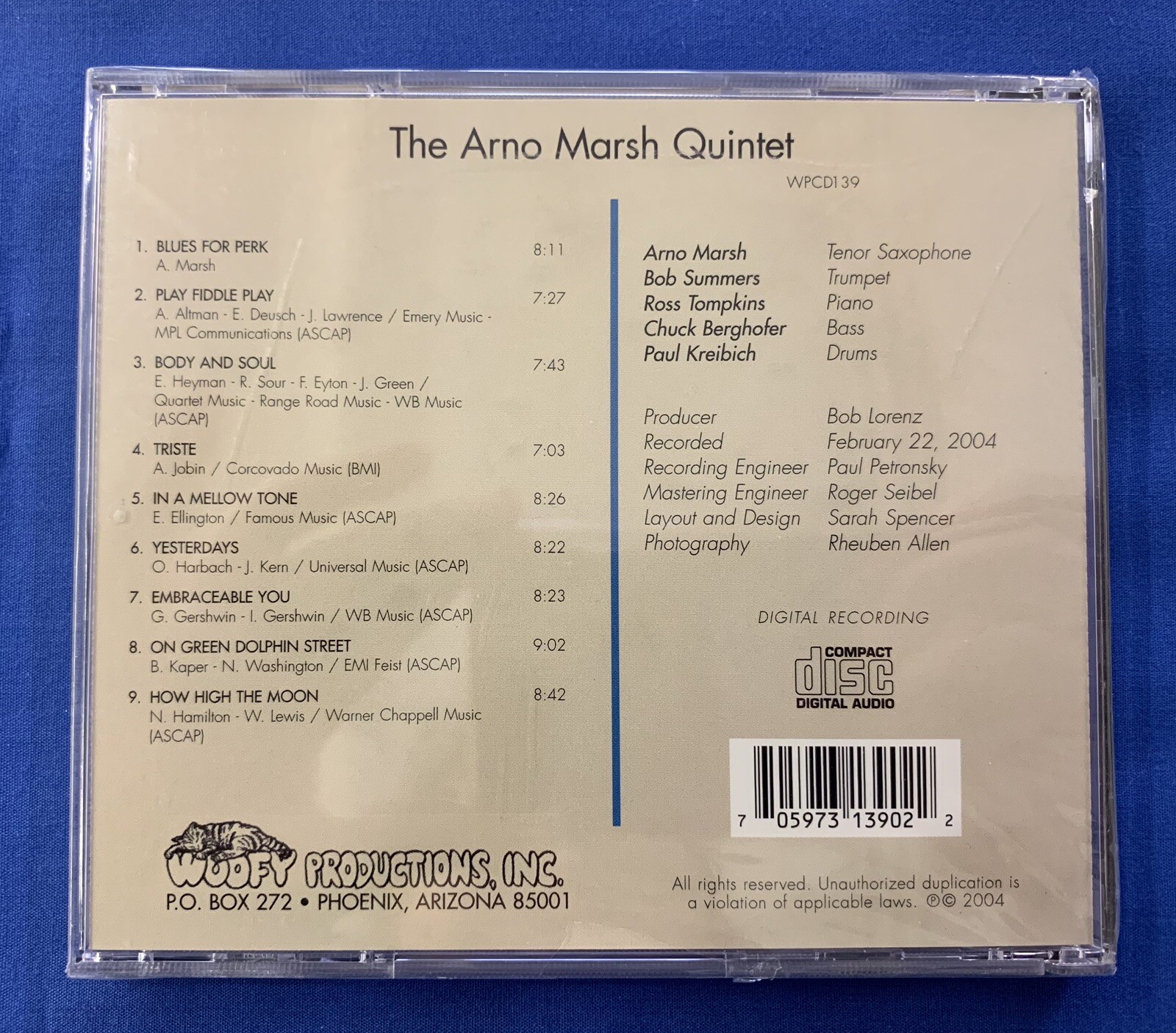 Sunday Afternoons at Hermosa Beach Arno Marsh Quintet Lighthouse Cafe ...