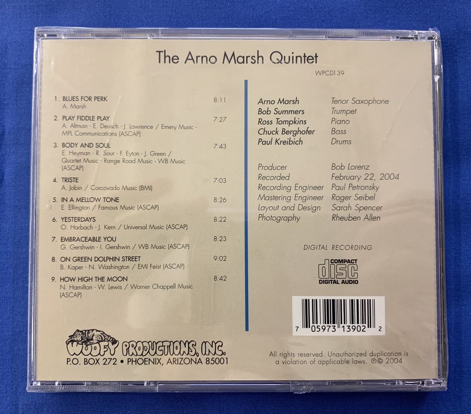 Sunday Afternoons at Hermosa Beach Arno Marsh Quintet Lighthouse Cafe ...