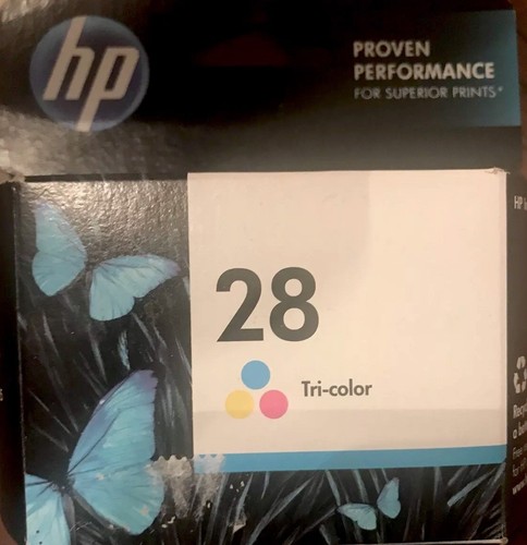 Genuine OEM HP 28 Tri Color Inkjet Printer Ink Cartridge Sealed | eBay
