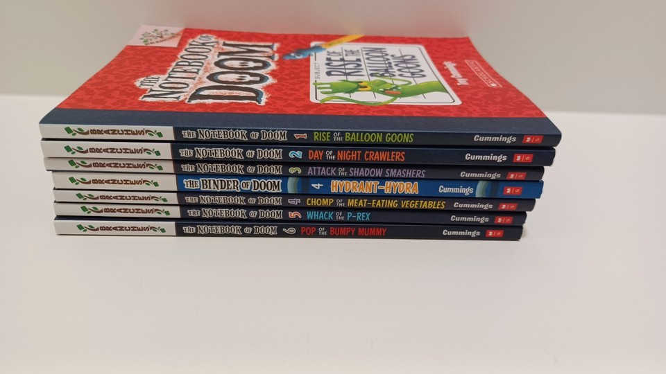 The Notebook of Doom Series #1-6 + Binder of Doom #4 Troy Cummings | eBay