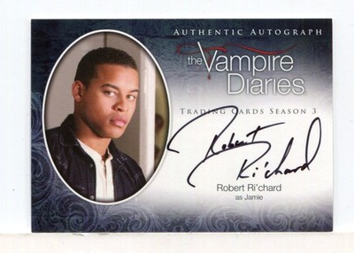 Vampire Diaries Season Three Robert Ri'chard as Jamie Autograph Card ...