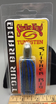 NEW Strike King Tungsten Weight Slither Rig 1-1/4oz Okeechobee Craw ...