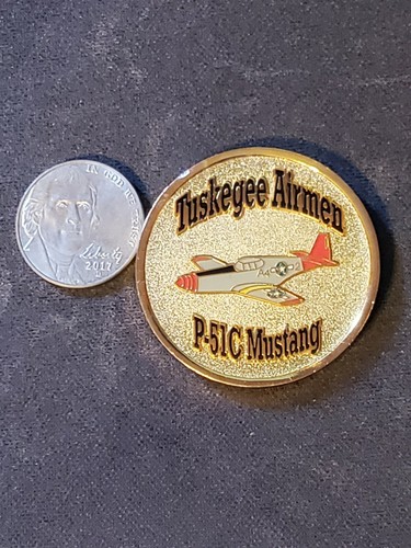 US AIR FORCE TUSKEGEE AIRMEN P-51 MUSTANG CHALLENGE COIN | eBay UK