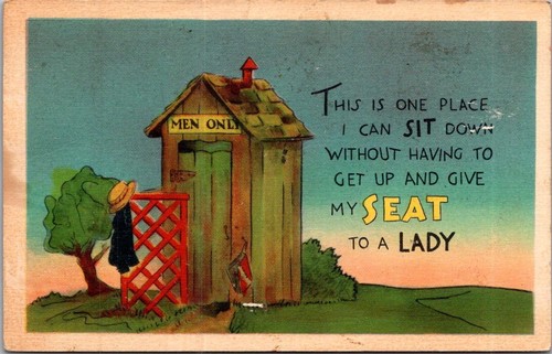 RIBALD HUMOUR : NOT GIVE UP MY SEAT C1911 REF:ZFT 307 | eBay