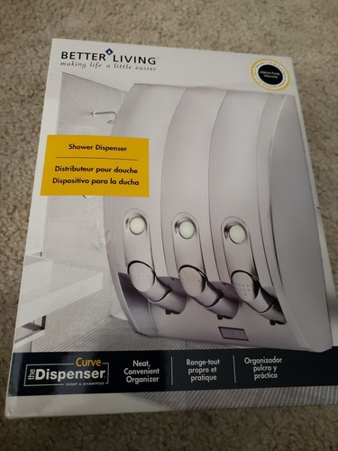 Better Living Model 81334 Curve the Dispenser Shower Dispenser-Silver ...