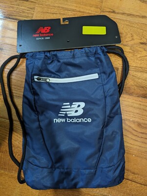 new balence drawstring backpack Navy Blue | eBay